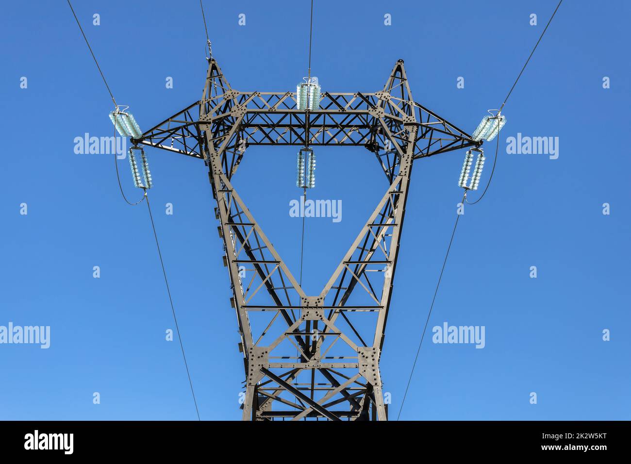 High voltage tower Stock Photo - Alamy