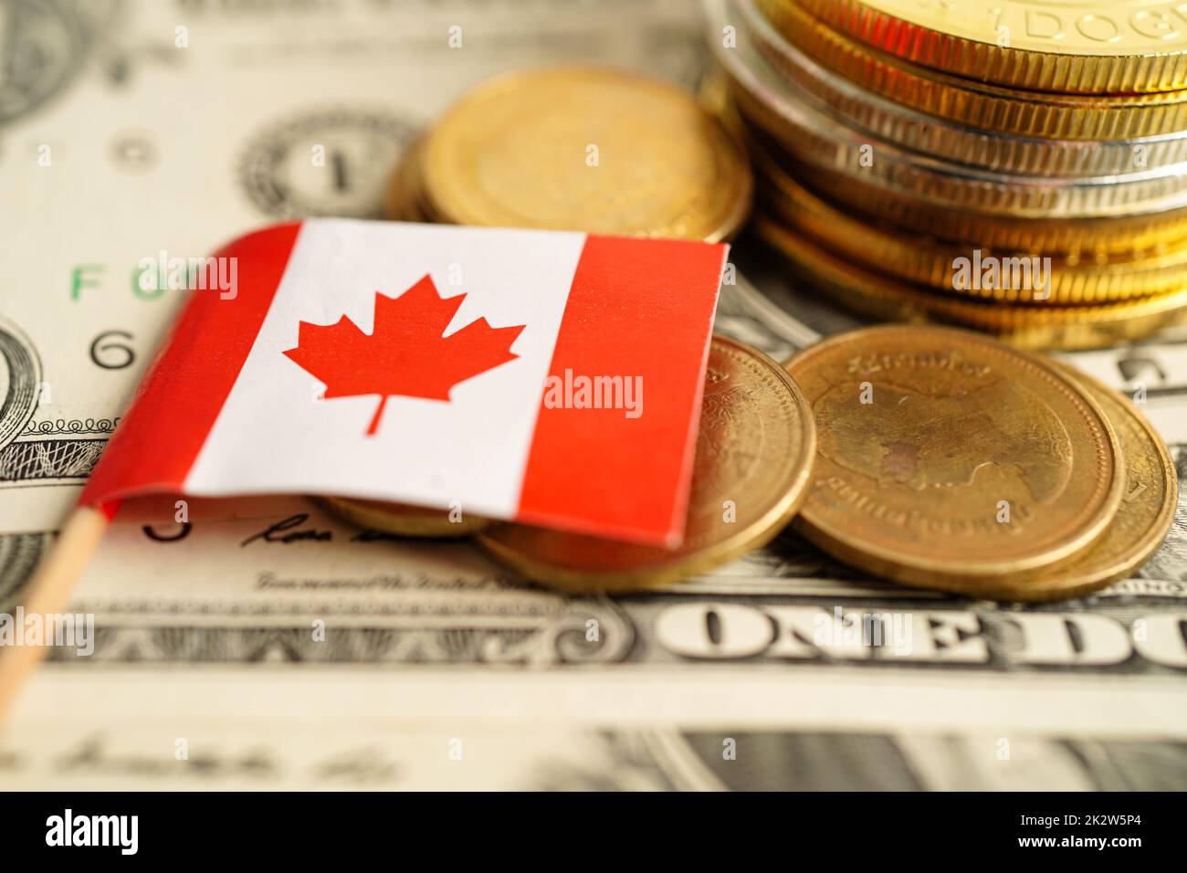 Bank canada flag hi-res stock photography and images - Alamy