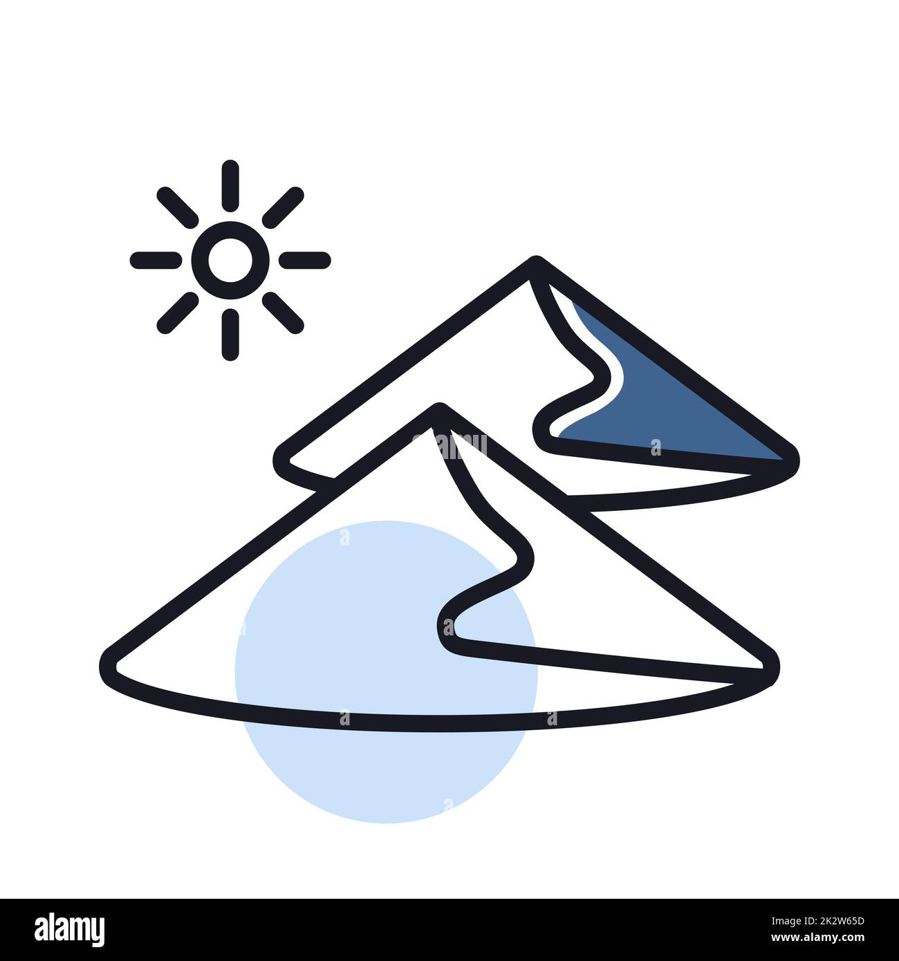 Sun sand dunes sunset Cut Out Stock Images & Pictures - Alamy