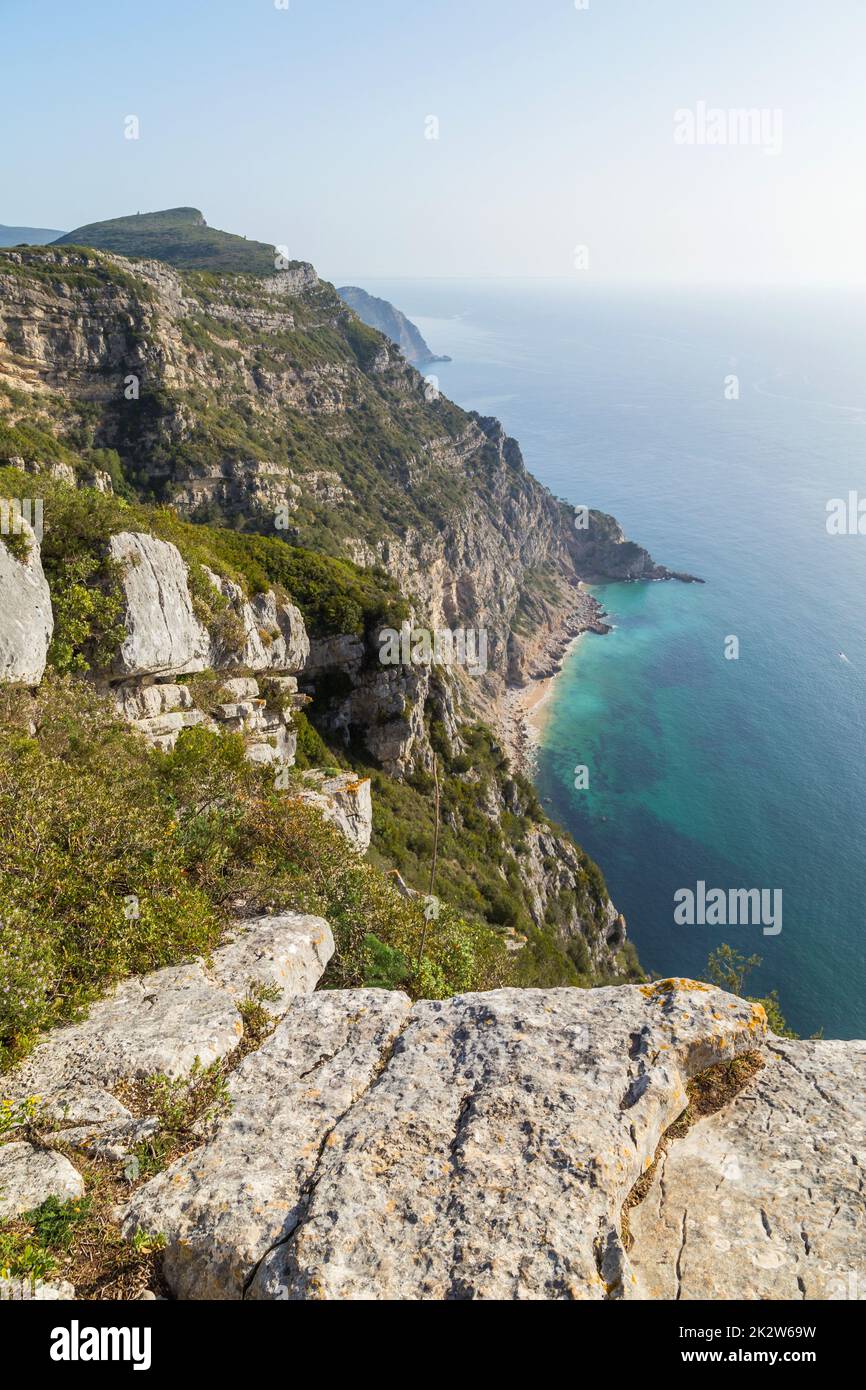 Coast of Arrabida Natural Park Stock Photo - Alamy