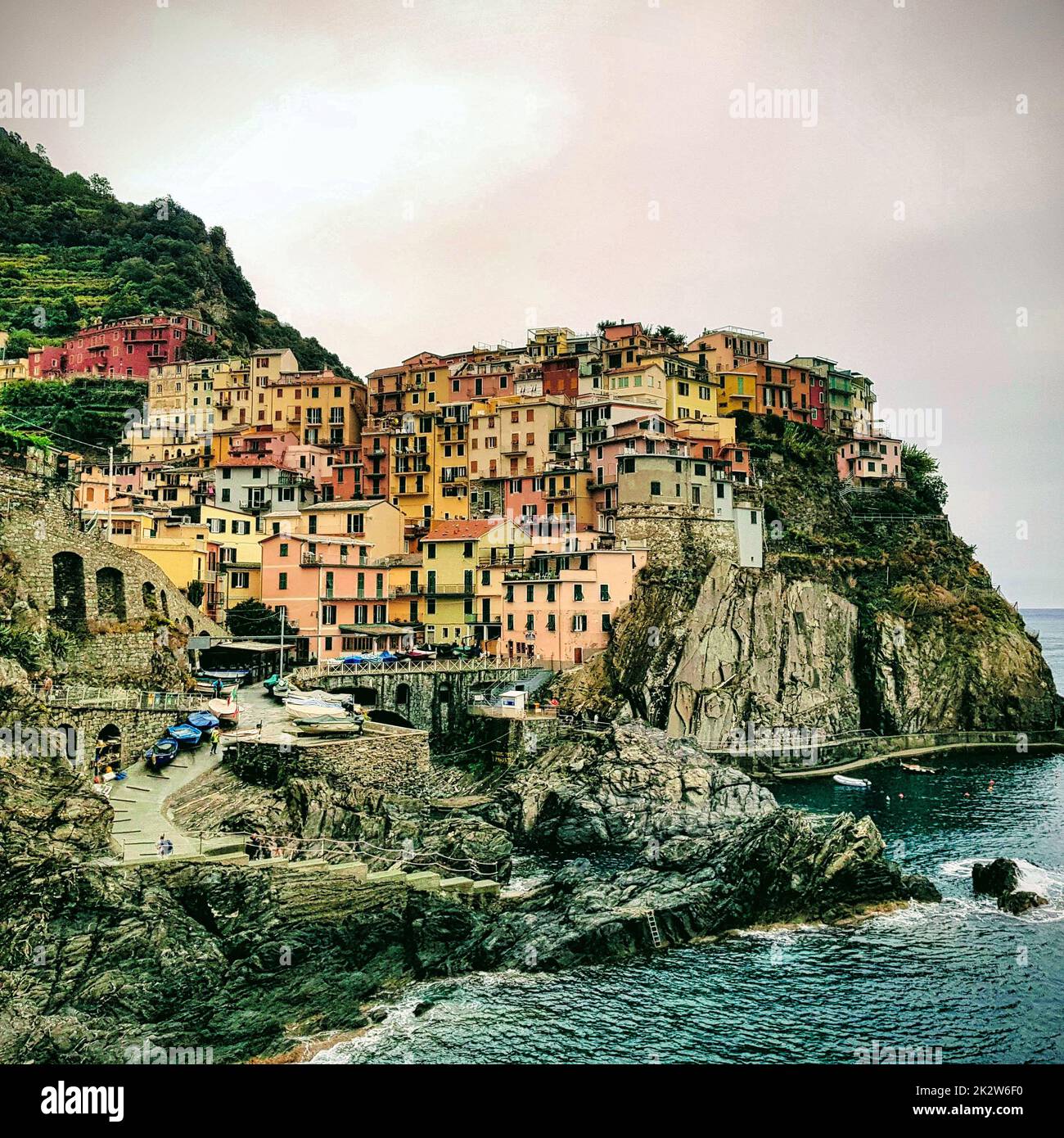 View of Manarola, Cinque Terre, Italy Stock Photo - Alamy