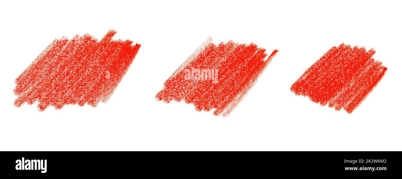 Pencil stripes collection with red color Stock Photo - Alamy
