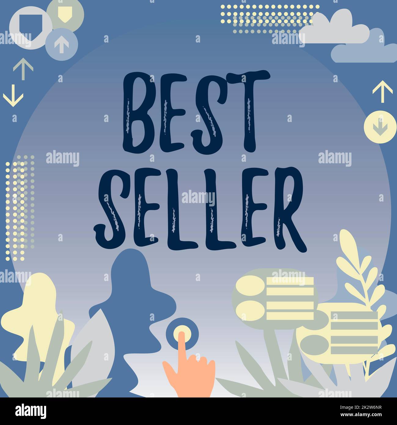 Handwriting text Best Seller. Business idea book or other product that ...