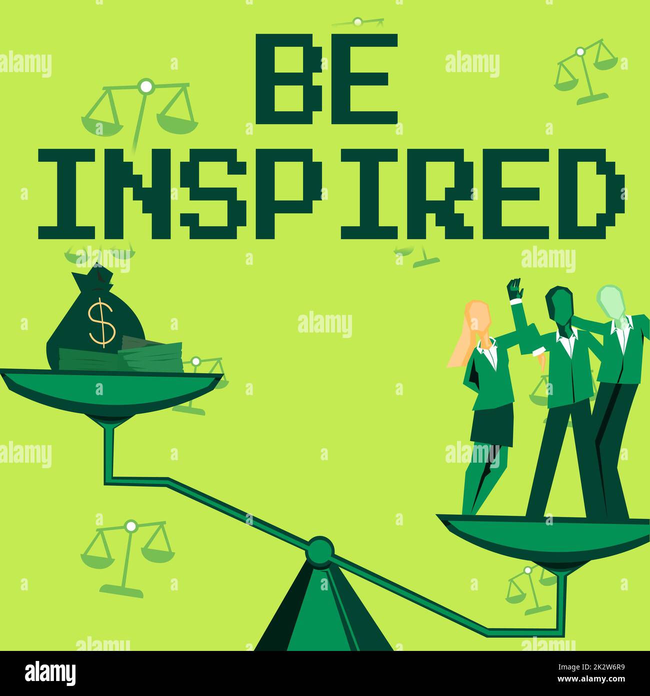 Text sign showing Be Inspired. Word Written on extraordinary quality as ...