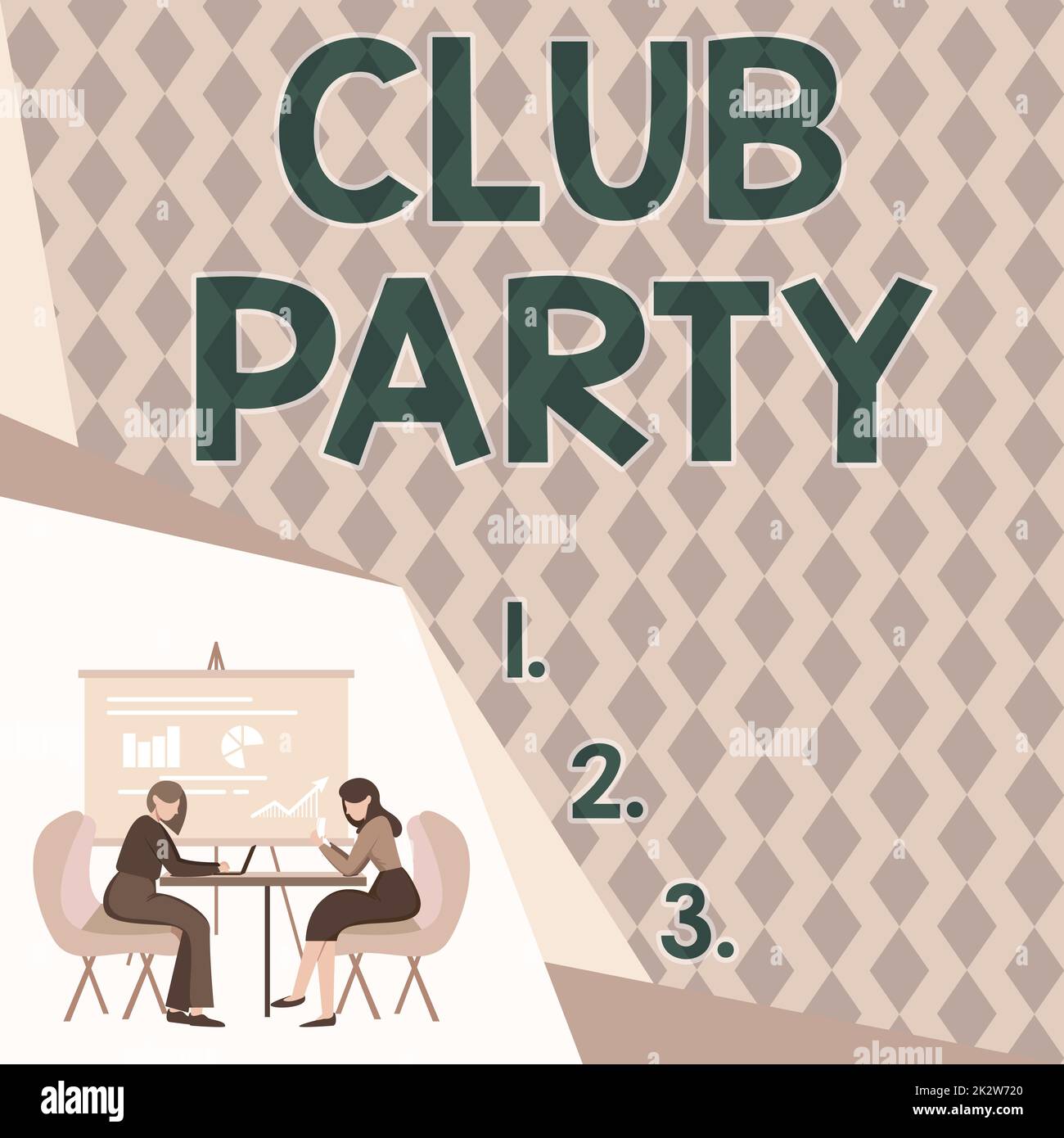 Conceptual caption Club Party. Conceptual photo social gathering in a ...