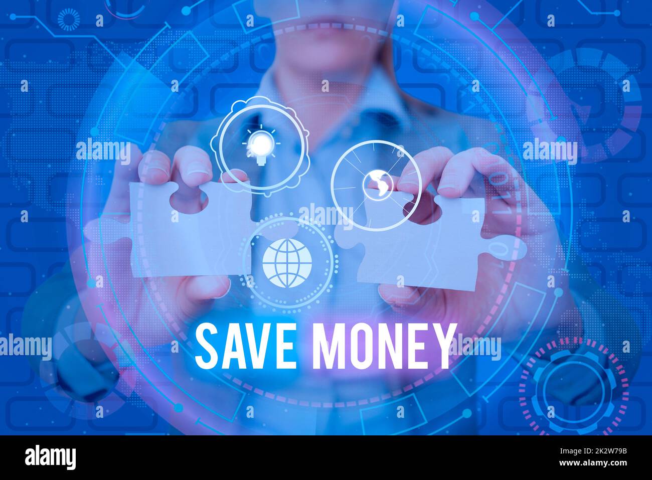 Handwriting text Save Money. Internet Concept store some of your cash ...