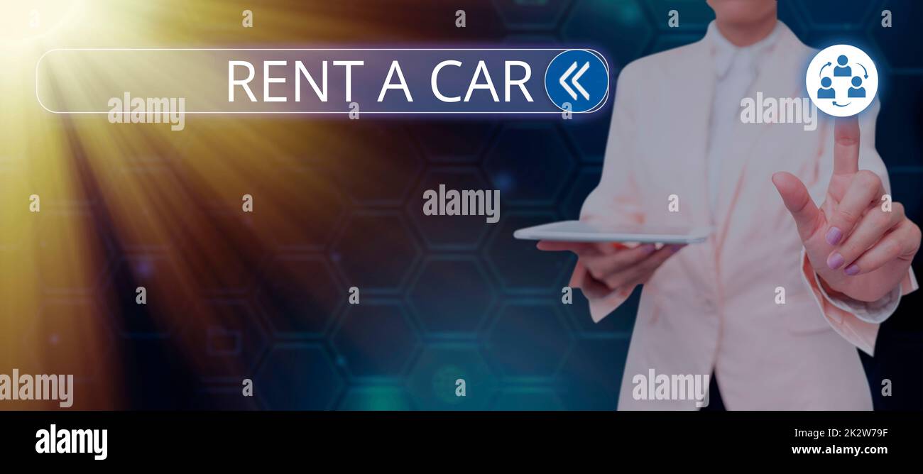 Hand writing sign Rent A Car. Business showcase paying for temporary ... Hand writing sign Rent A Car. Business showcase paying for temporary ...