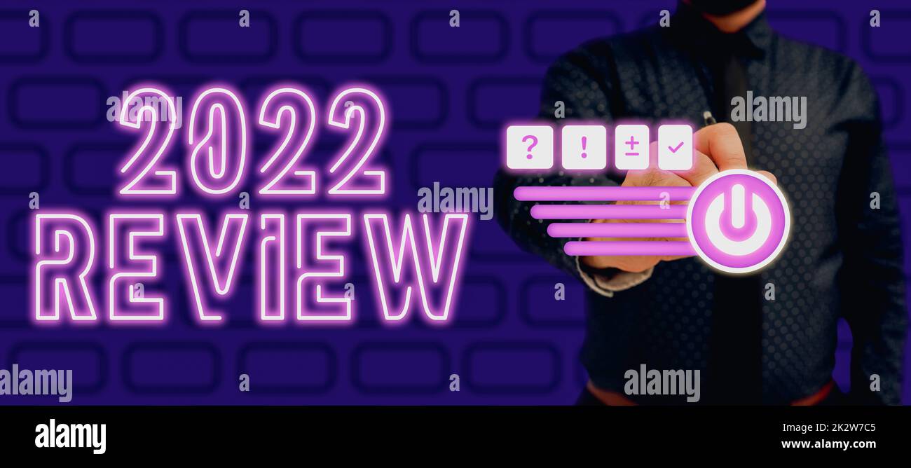 Writing displaying text 2022 Review. Business overview seeing important ... Writing displaying text 2022 Review. Business overview seeing important ...