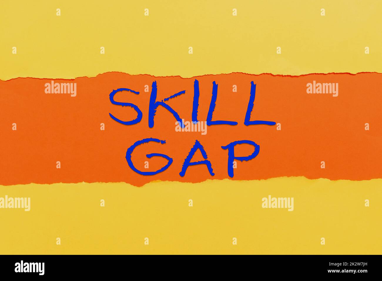 Inspiration showing sign Skill Gap. Business showcase Refering to a ...