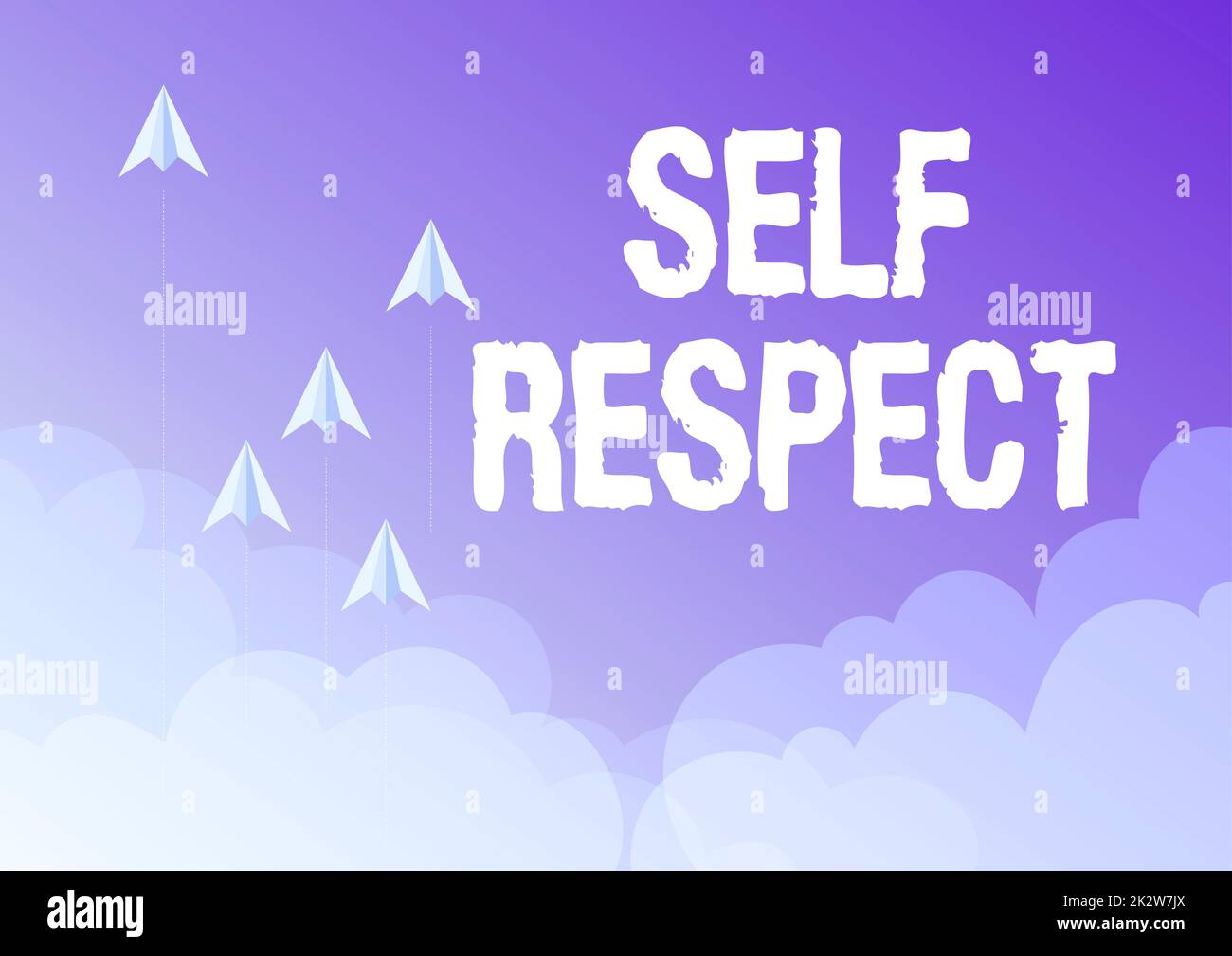 Hand writing sign Self Respect. Conceptual photo Pride and confidence ...