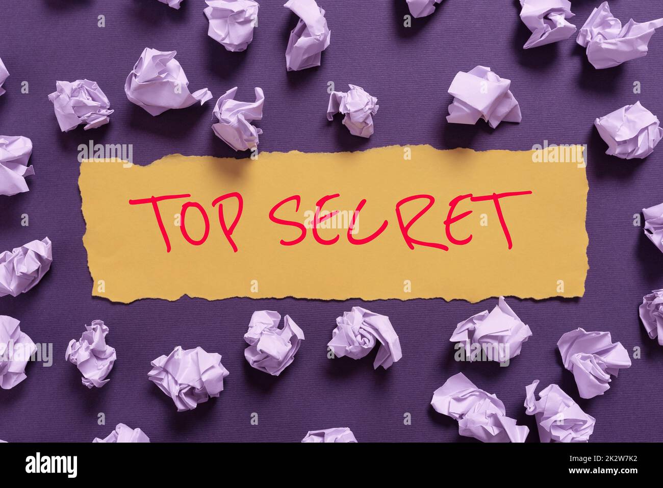 Text caption presenting Top Secret. Word Written on telling someone ... Text caption presenting Top Secret. Word Written on telling someone ...