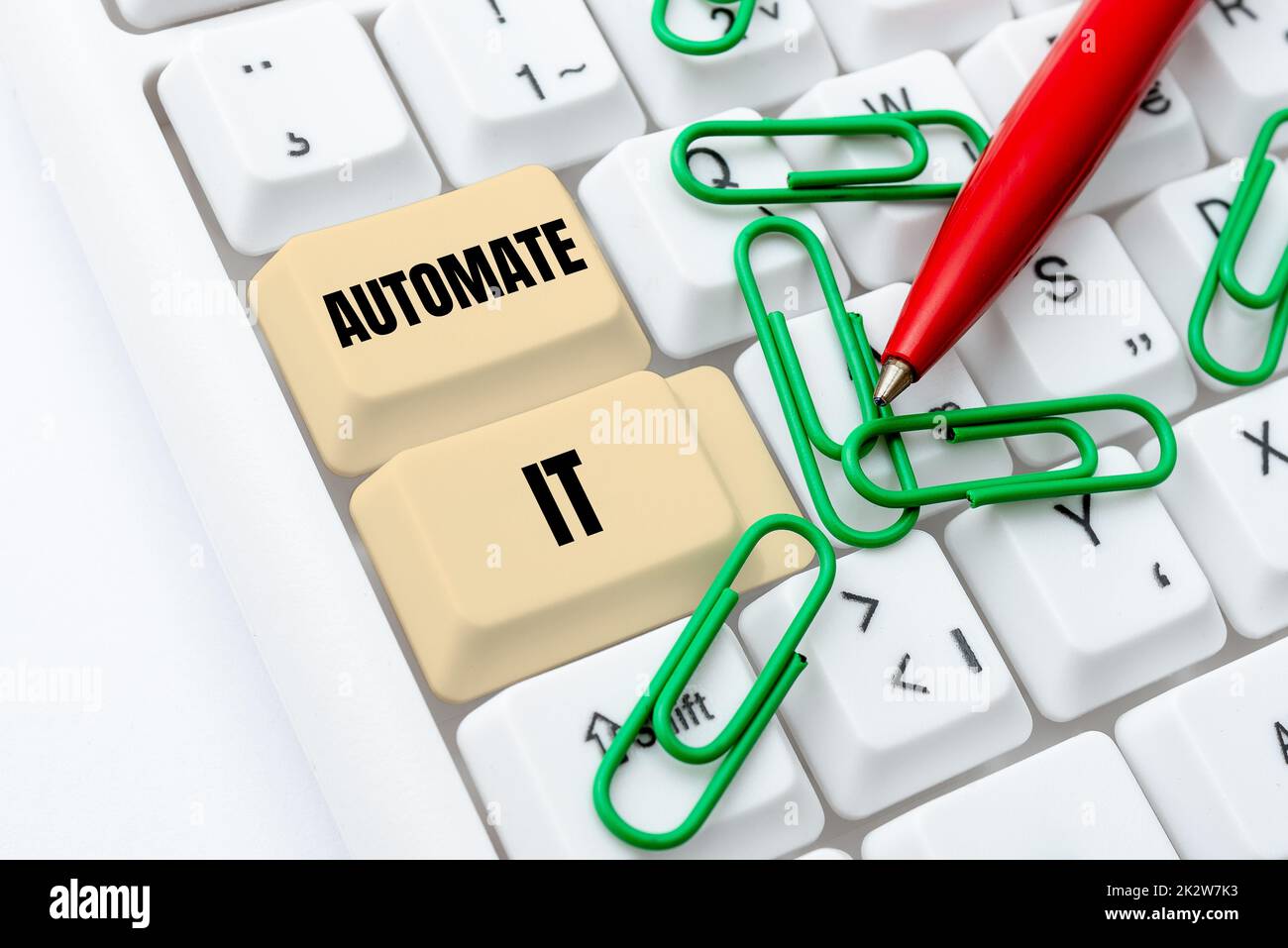 Sign displaying Automate It. Business idea convert process or facility ...