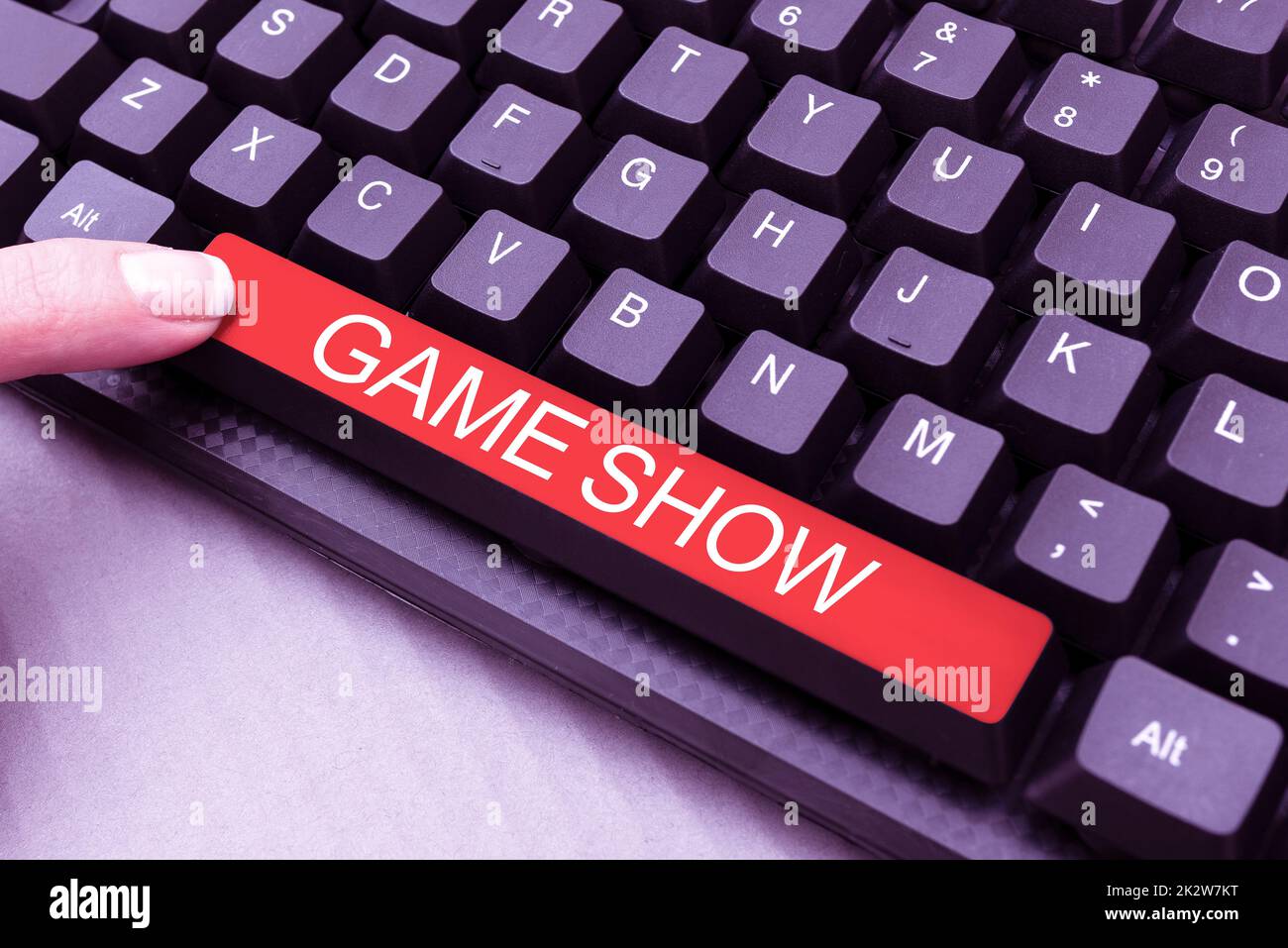 Conceptual display Game Show. Concept meaning Program in television or ...