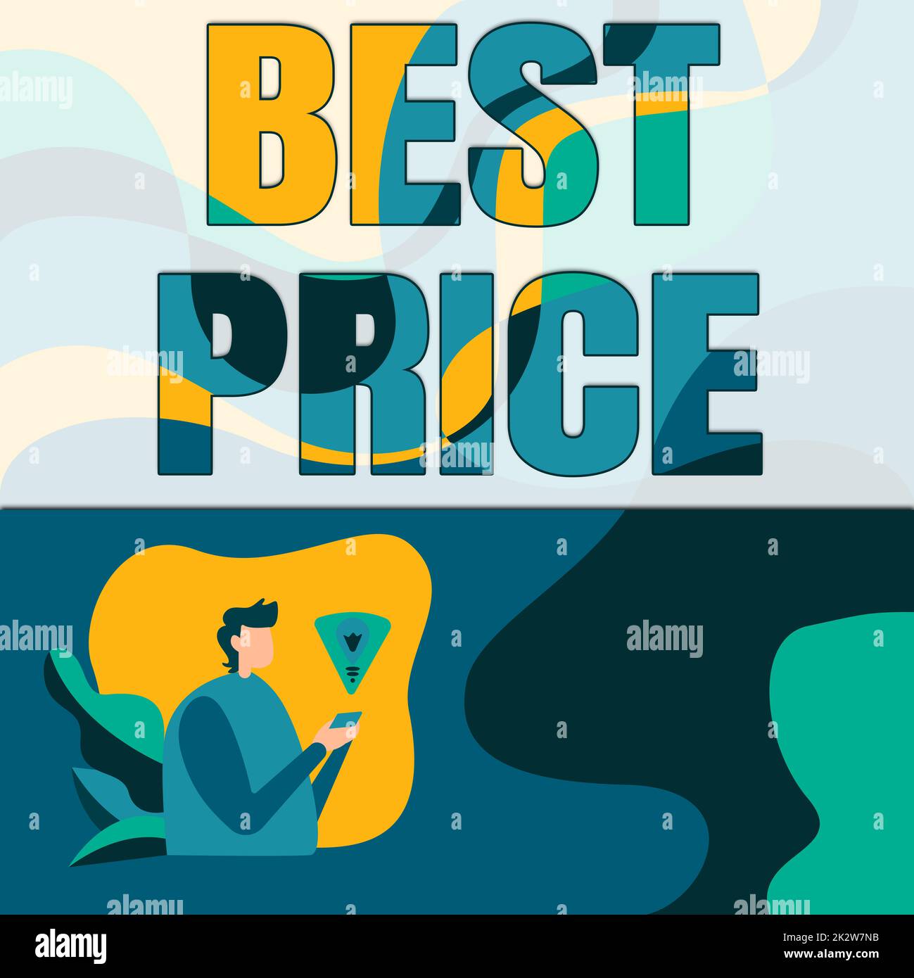 Sign displaying Best Price. Business concept Buyer or seller can obtain ...