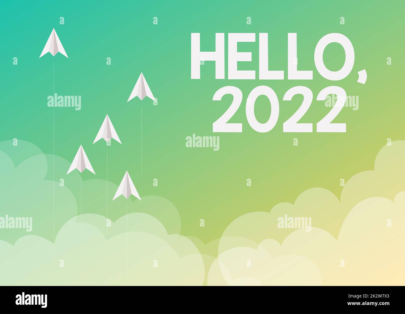 Inspiration showing sign Hello 2022. Word for expression or gesture of greeting answering the ...