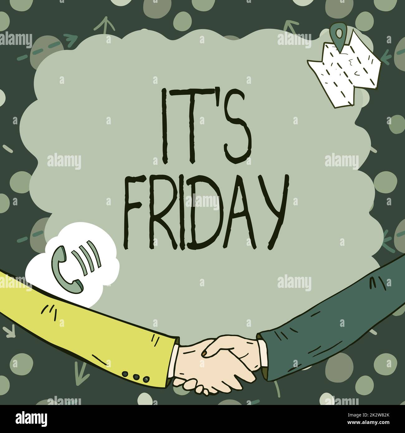 Text showing inspiration It S Friday. Word for Last day of the working ...