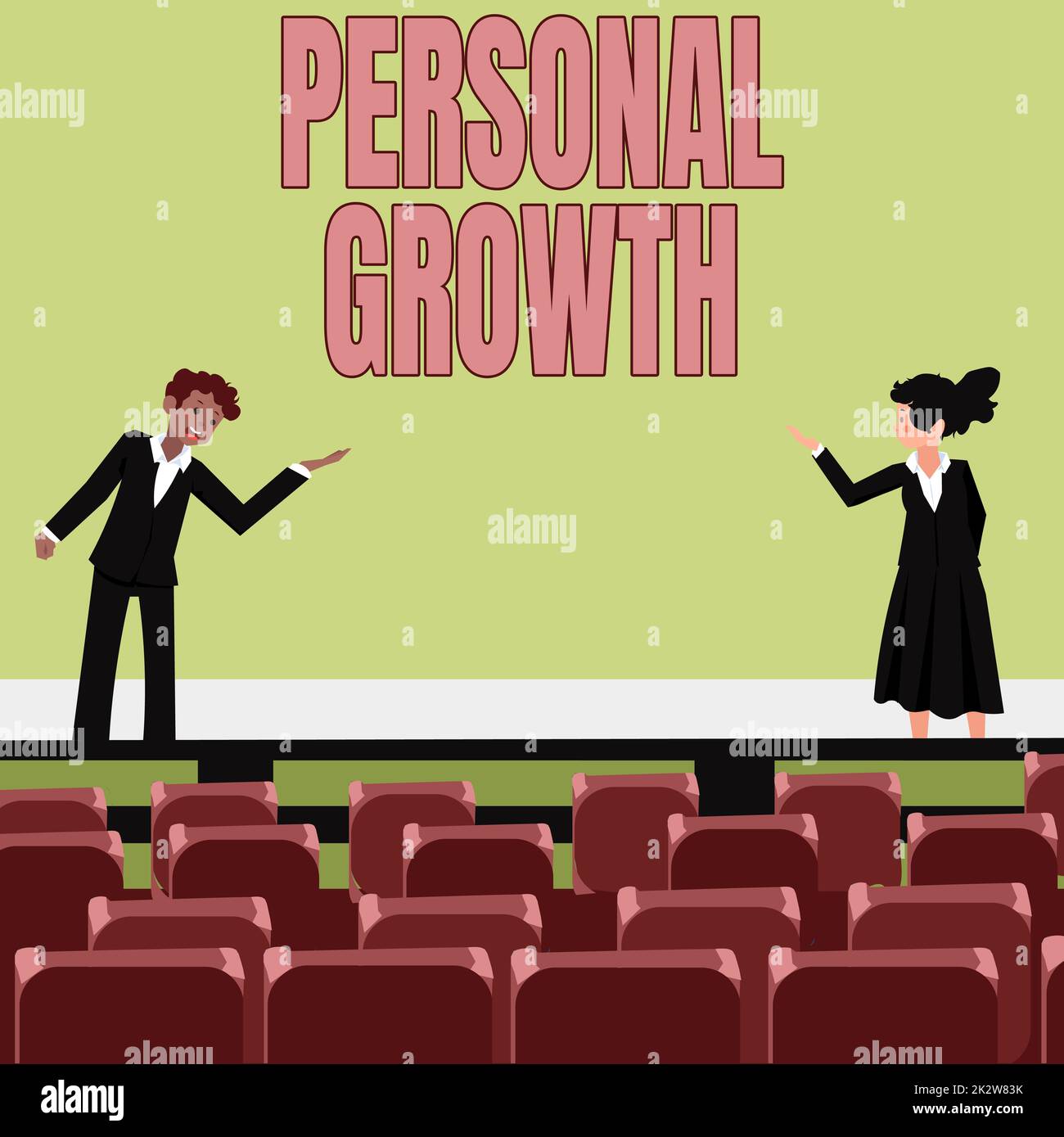 Inspiration showing sign Personal Growth. Business approach improve ...