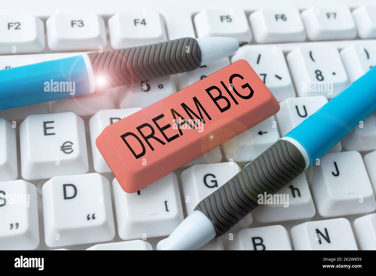 Sign displaying Dream Big. Business approach To think of something high ...