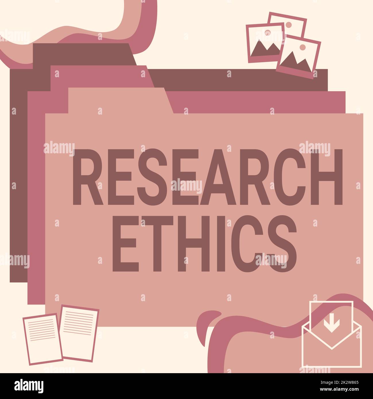 Text showing inspiration Research Ethics. Word for interested in the ...