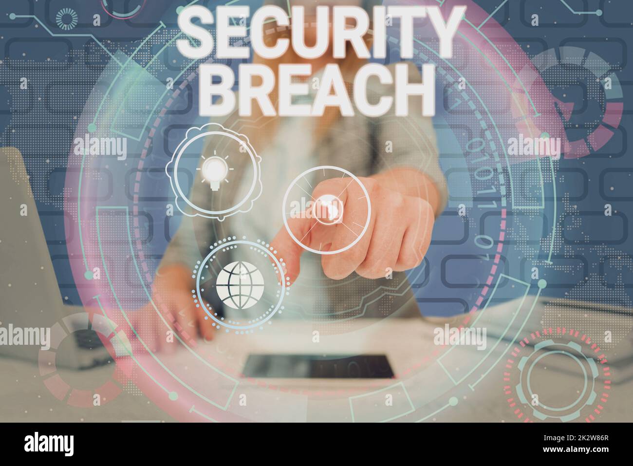 Conceptual display Security Breach. Business idea incident that results ... Conceptual display Security Breach. Business idea incident that results ...
