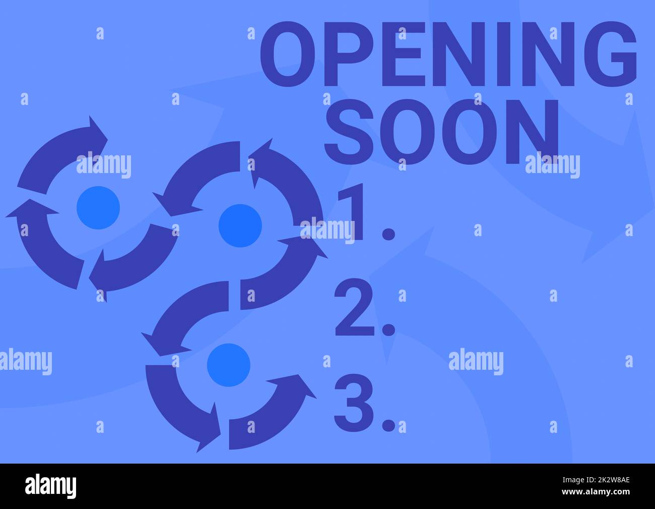 Text caption presenting Opening Soon. Business showcase Going to be ...