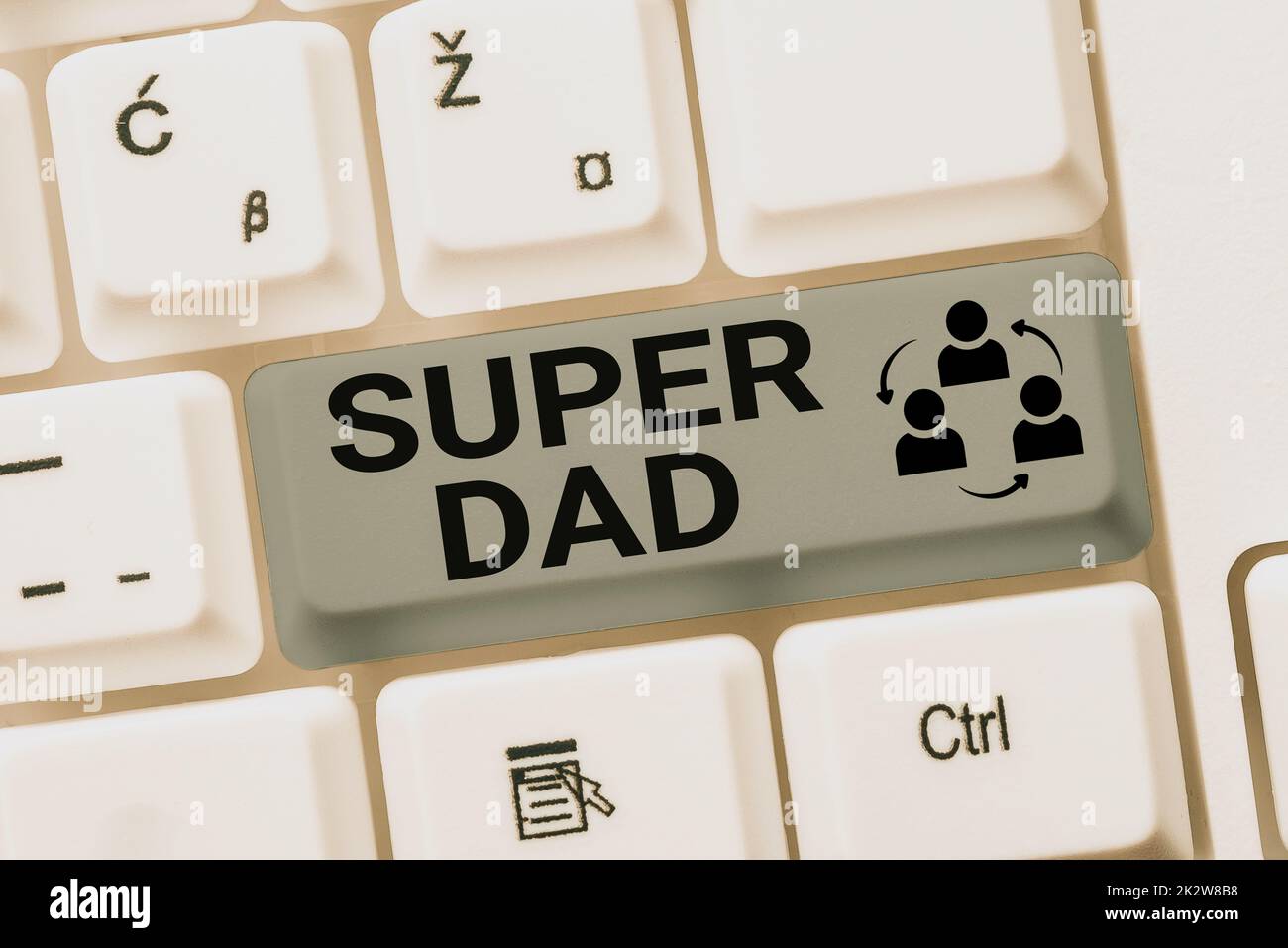 Handwriting text Super Dad. Business idea Children idol and super hero ...