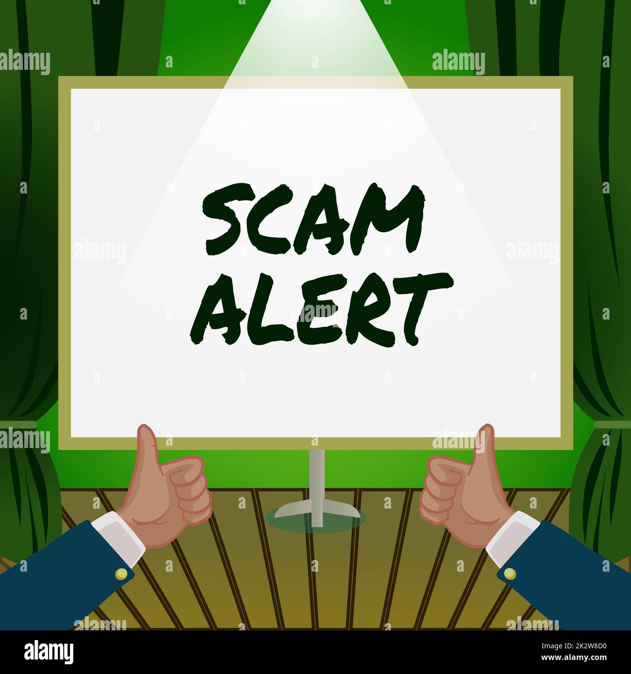 Inspiration showing sign Scam Alert. Concept meaning warning someone ...