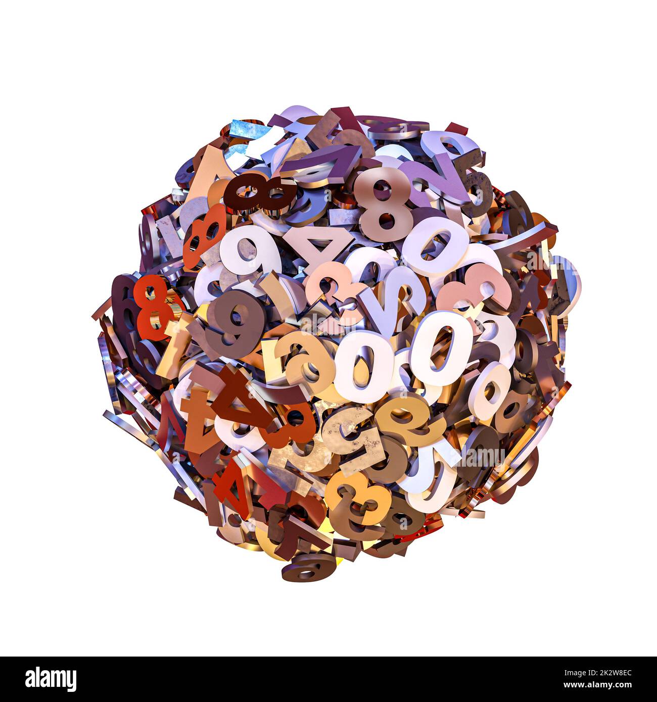 Numbers made of numbers hi-res stock photography and images - Alamy