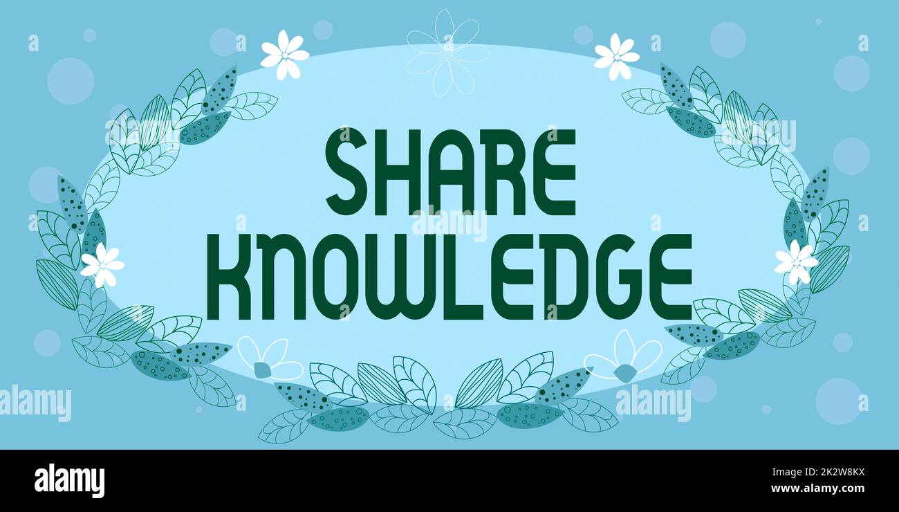 Text showing inspiration Share Knowledge. Concept meaning teaching ...