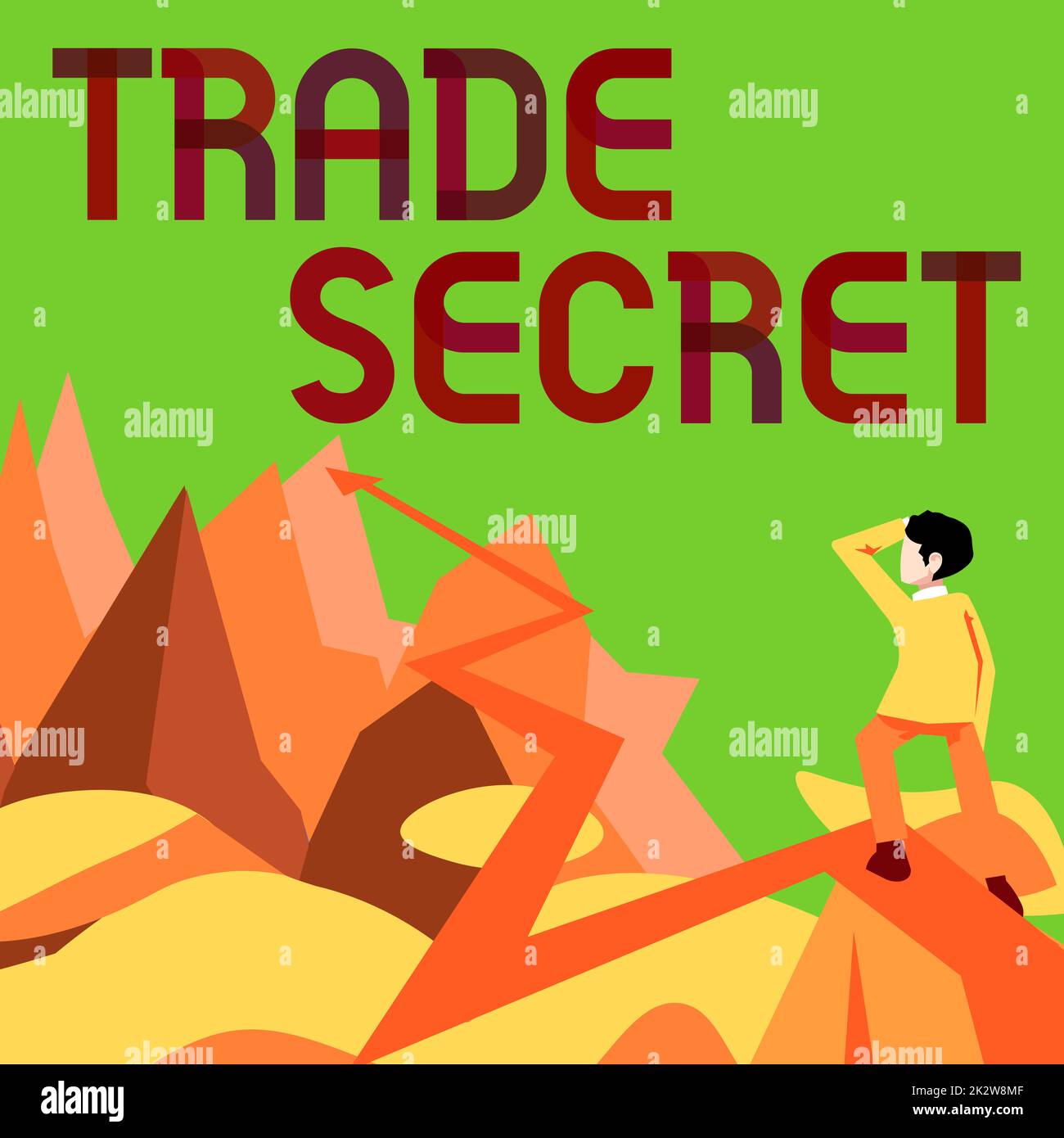 Conceptual caption Trade Secret. Business overview Confidential ...