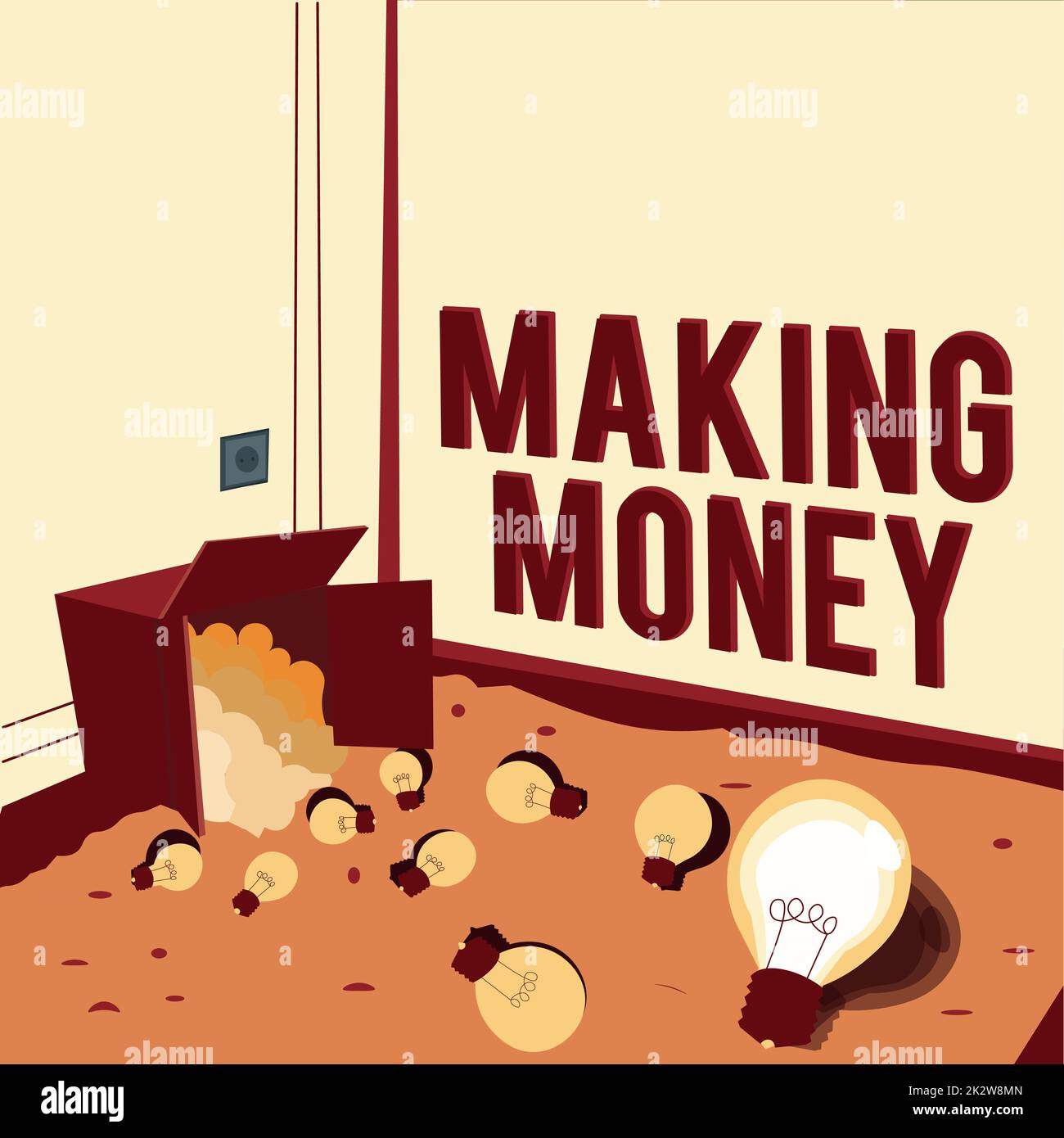 Inspiration showing sign Making Money. Business showcase Giving the ...