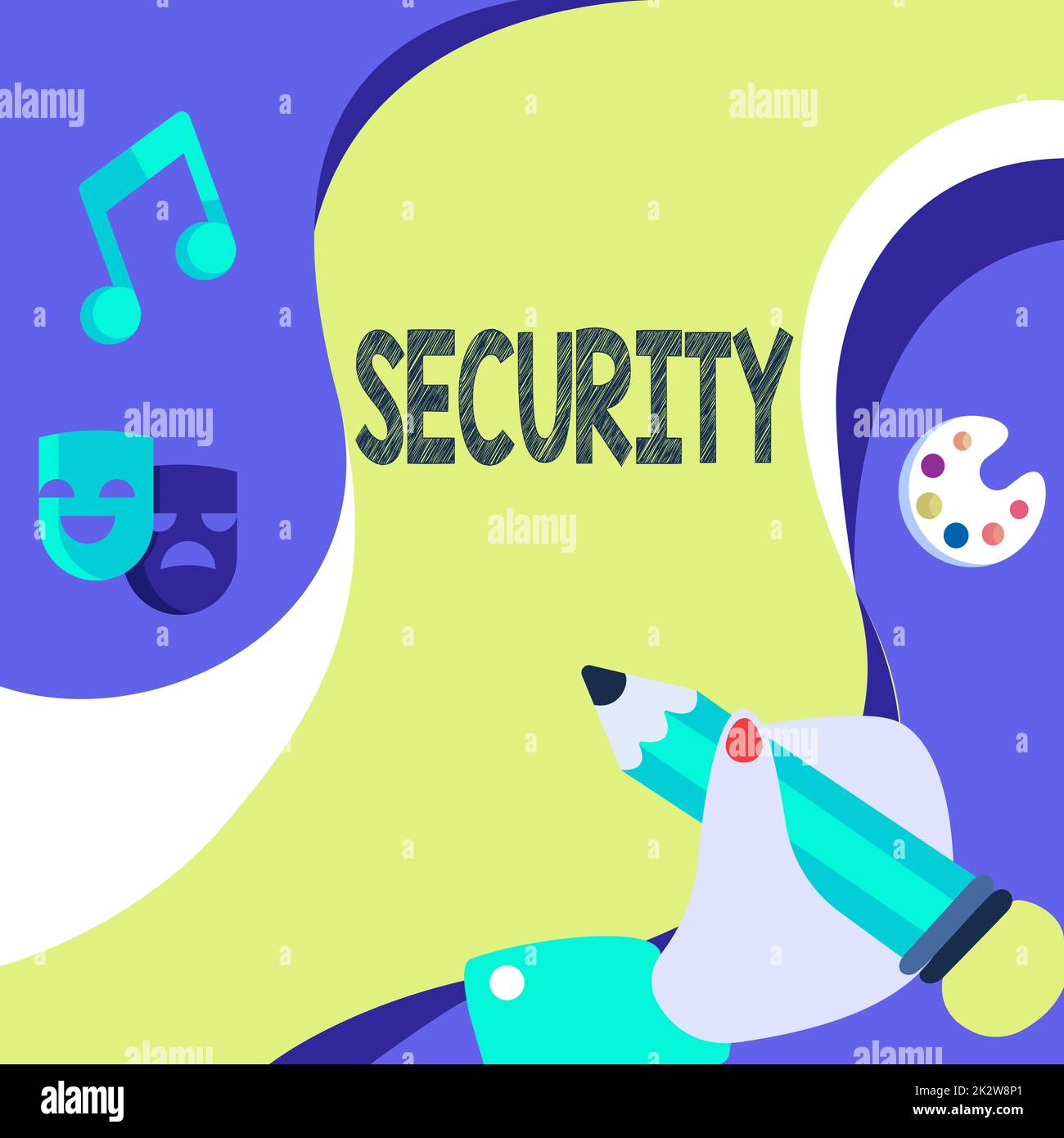 Inspiration showing sign Security. Word Written on The state of feeling ...