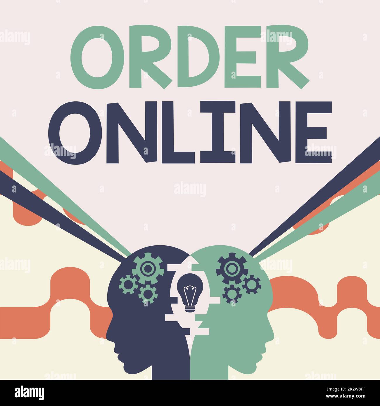 Sign displaying Order Online. Concept meaning Buying goods and services ...