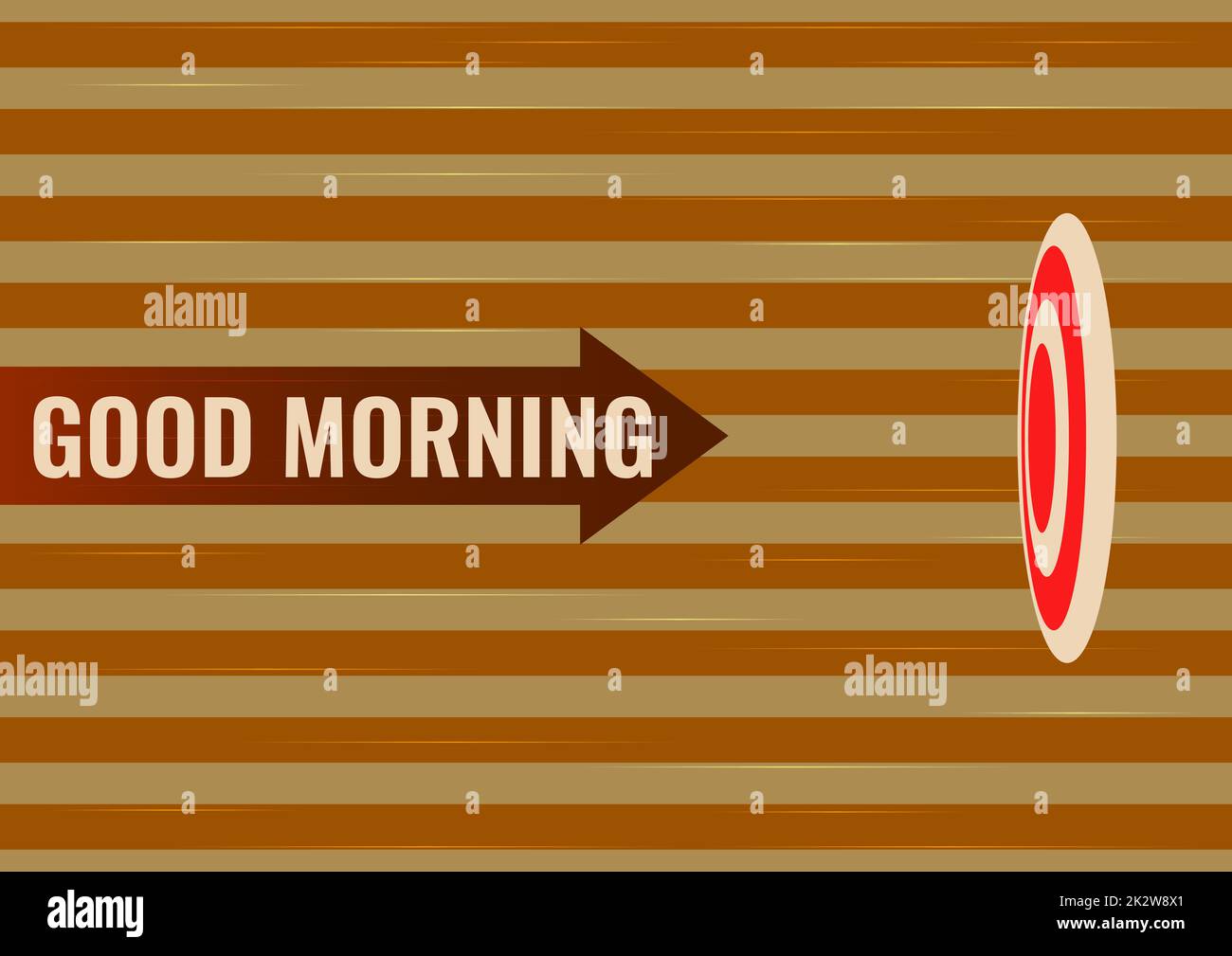 Conceptual display Good Morning. Concept meaning A conventional ...