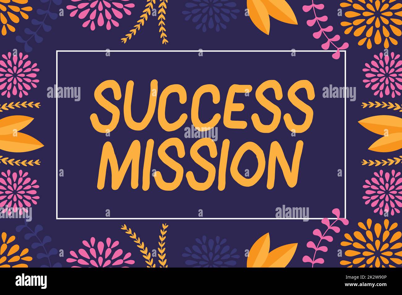 Text sign showing Success Mission. Business overview getting job done ...