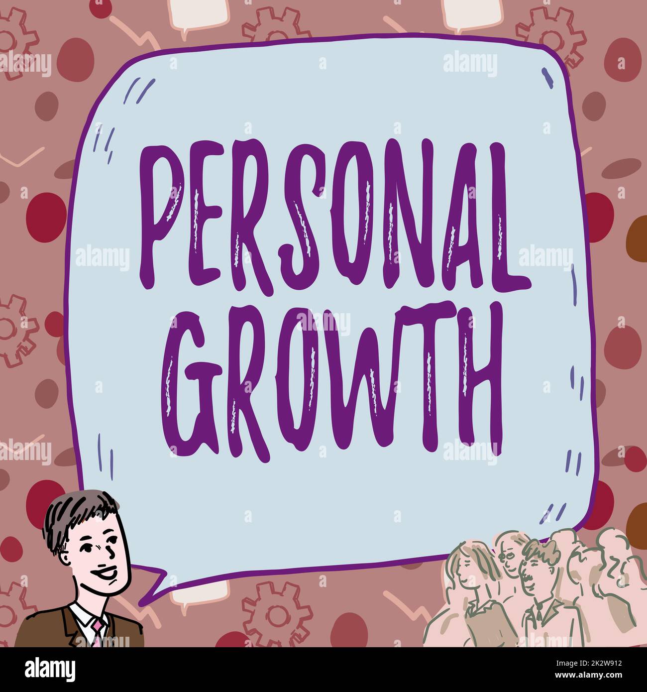 Conceptual display Personal Growth. Business approach improve develop ...