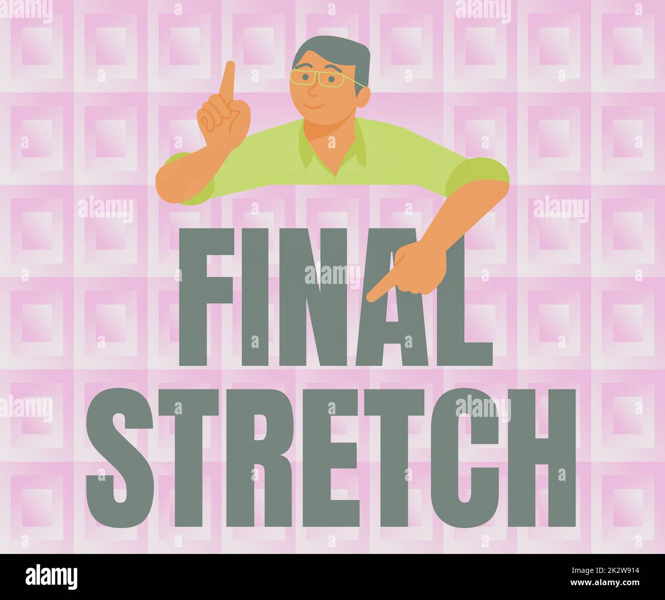 Text sign showing Final Stretch. Word for Last Leg Concluding Round ...