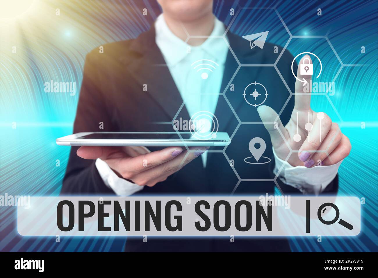 Writing displaying text Opening Soon. Business idea Going to be ... Writing displaying text Opening Soon. Business idea Going to be ...