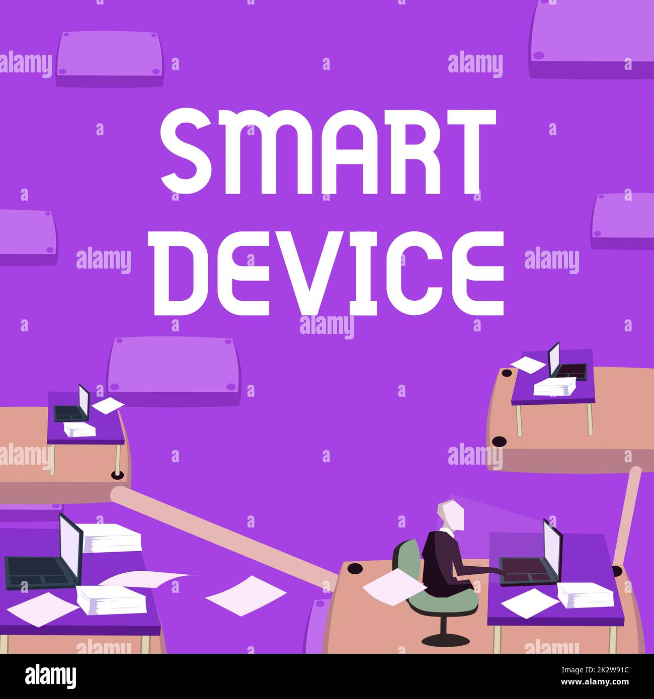 Sign displaying Smart Device. Conceptual photo Electronic gadget that ...