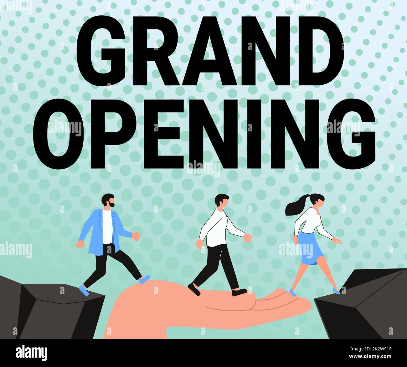 Text sign showing Grand Opening. Conceptual photo Ribbon Cutting New ...