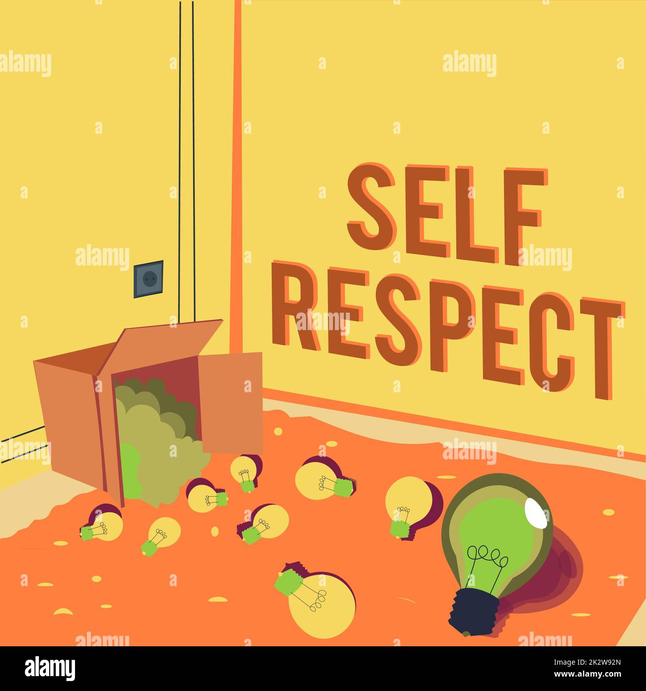 Text sign showing Self Respect. Business overview Pride and confidence ...