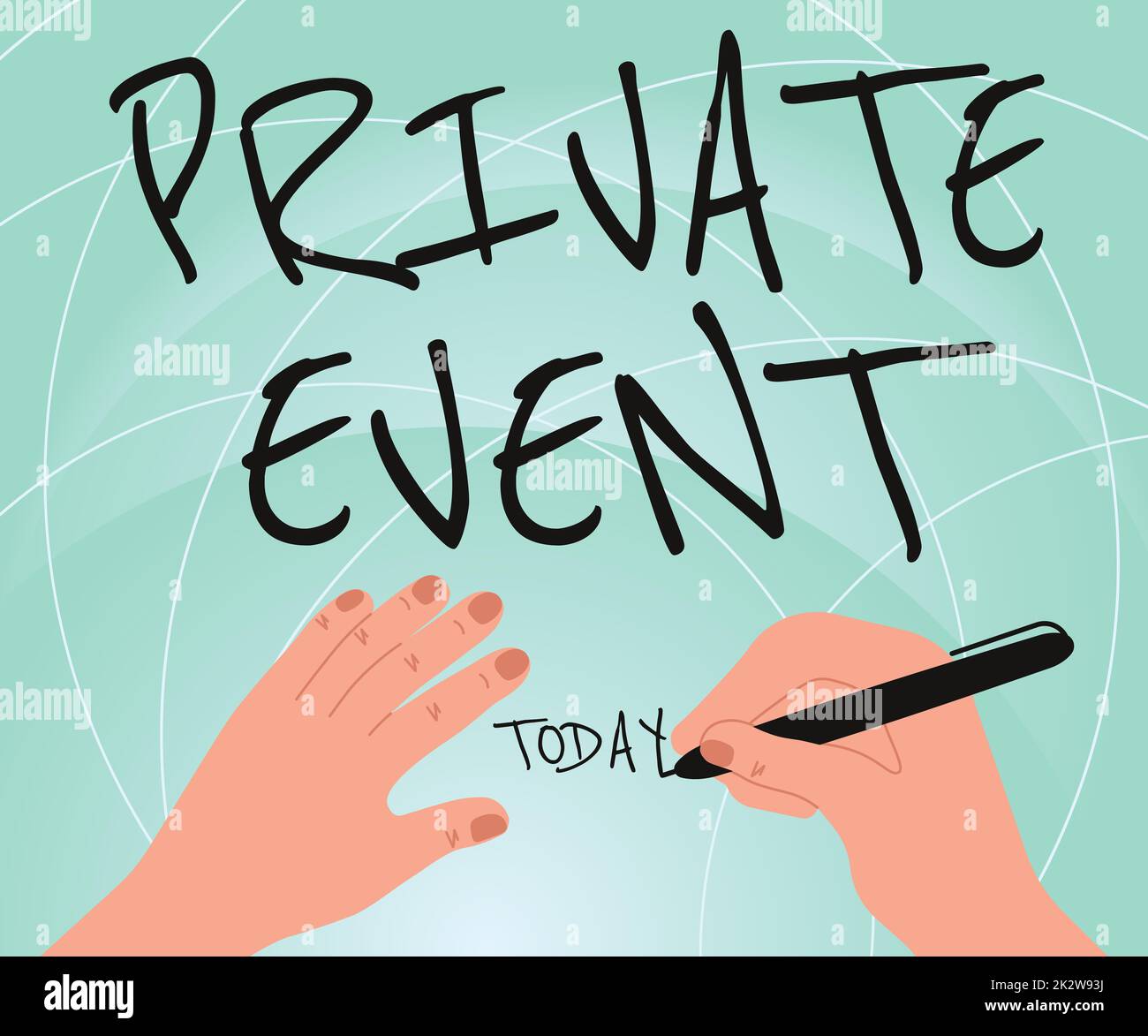 Conceptual caption Private Event. Word Written on Exclusive ... Conceptual caption Private Event. Word Written on Exclusive ...