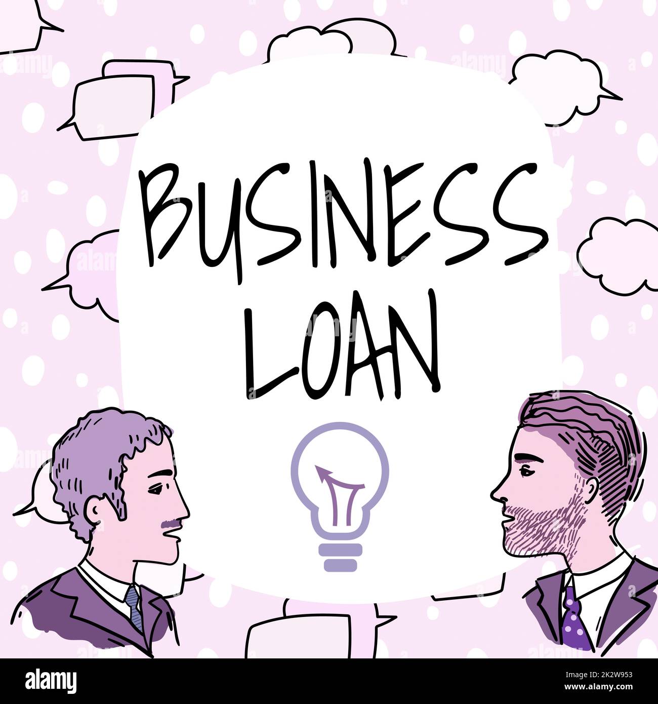 Conceptual caption Business Loan. Internet Concept Credit Mortgage ...