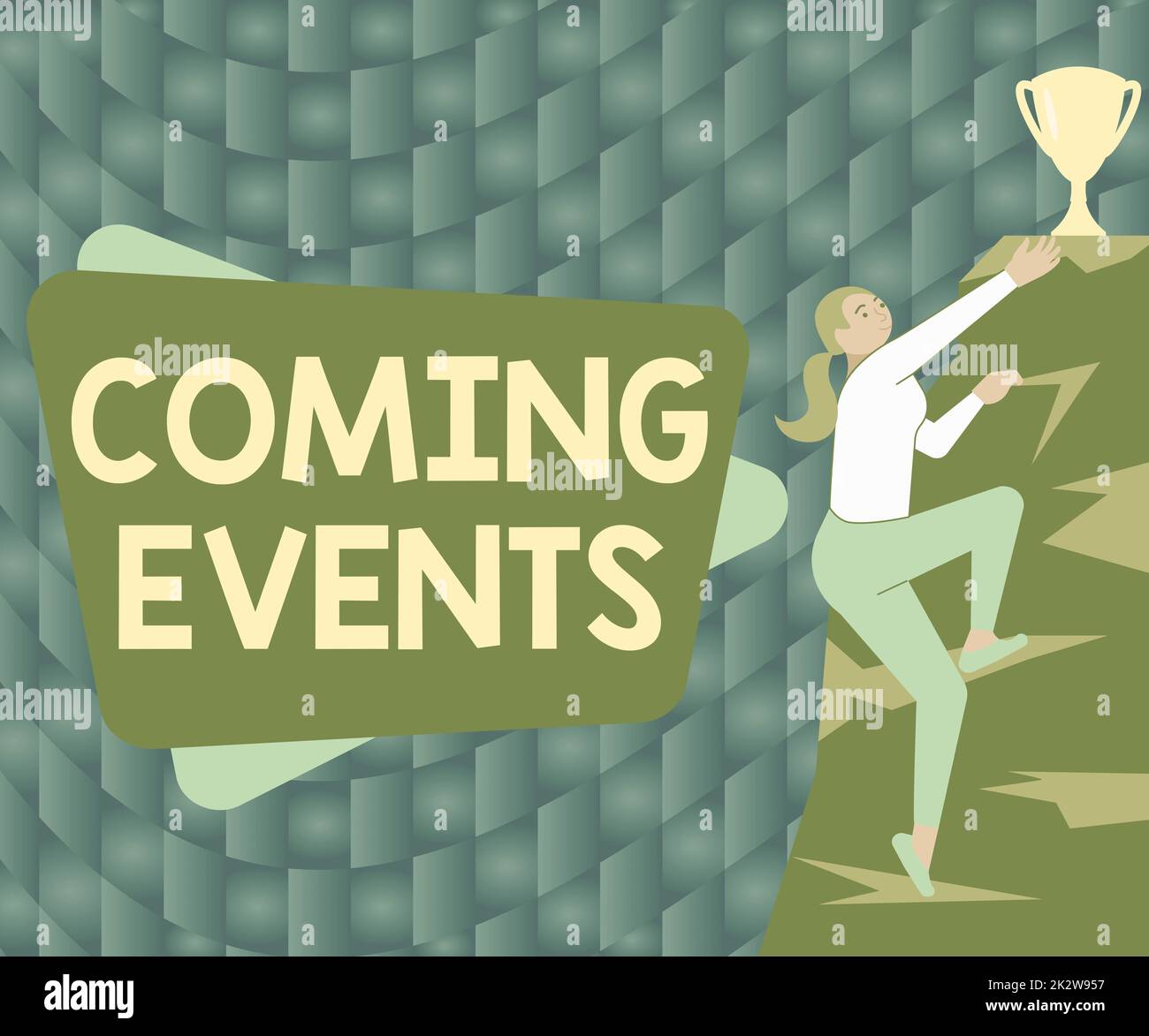 Conceptual caption Coming Events. Business concept Happening soon ...
