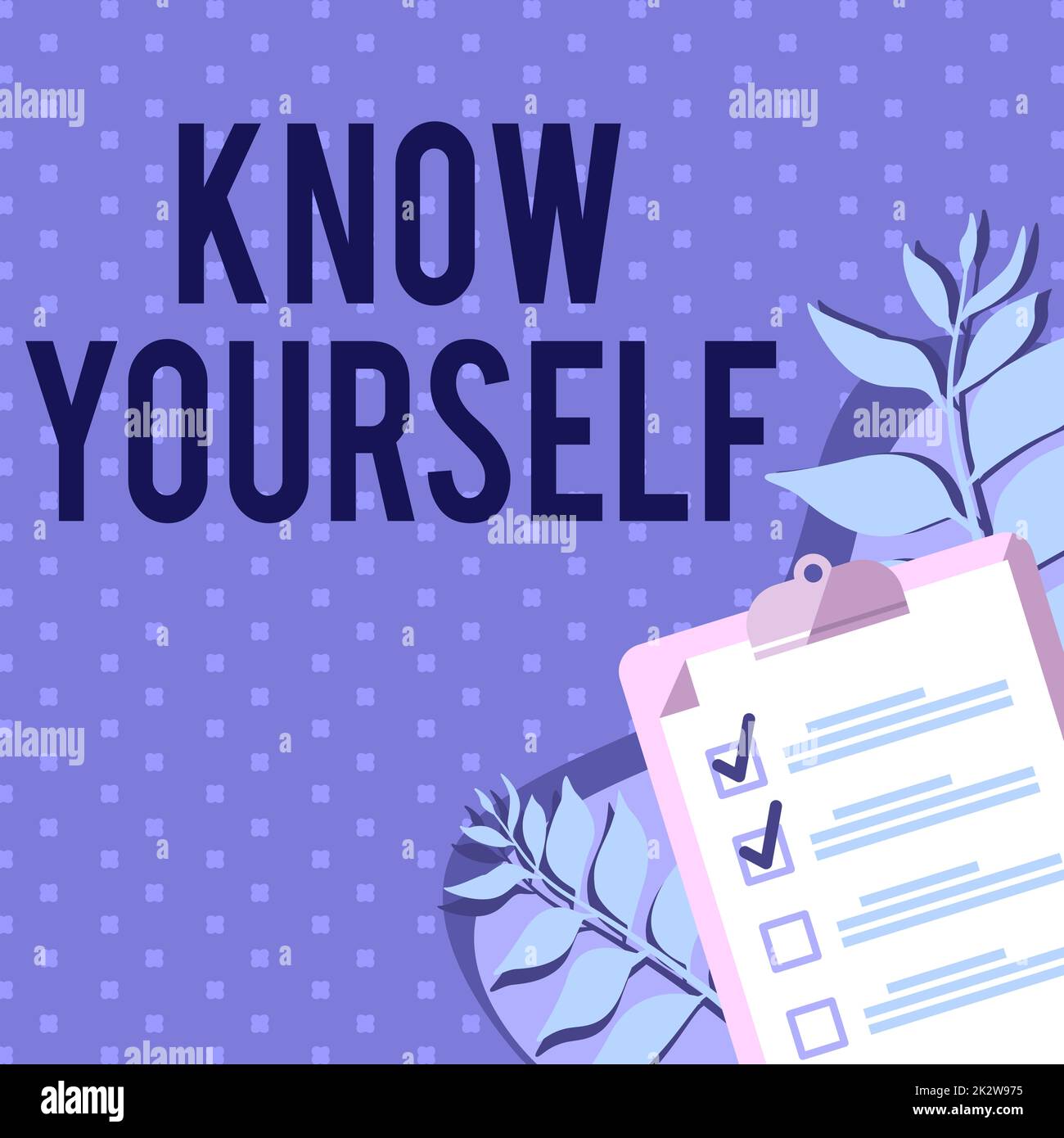 Conceptual display Know Yourself. Business overview Find You ...