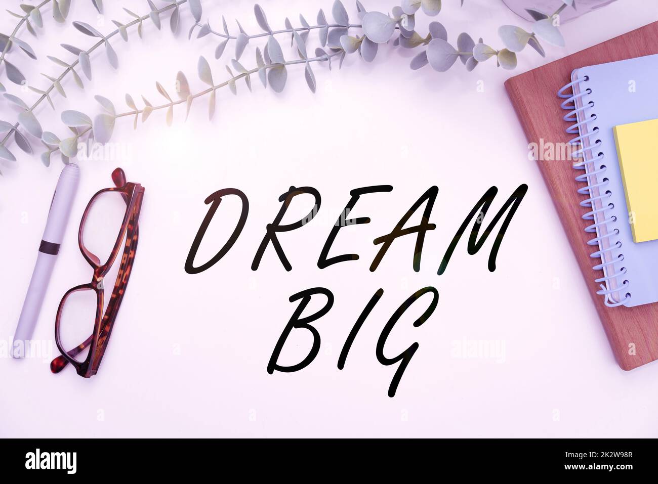 Inspiration showing sign Dream Big. Conceptual photo To think of ...
