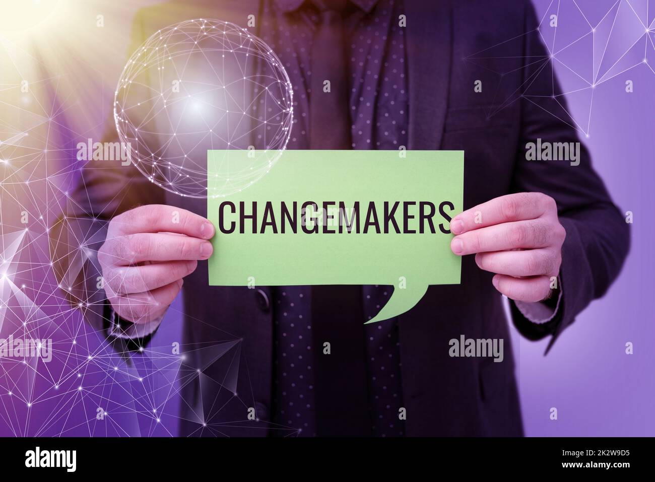 Conceptual caption Changemakers. Word for Young Turk Influencers ...