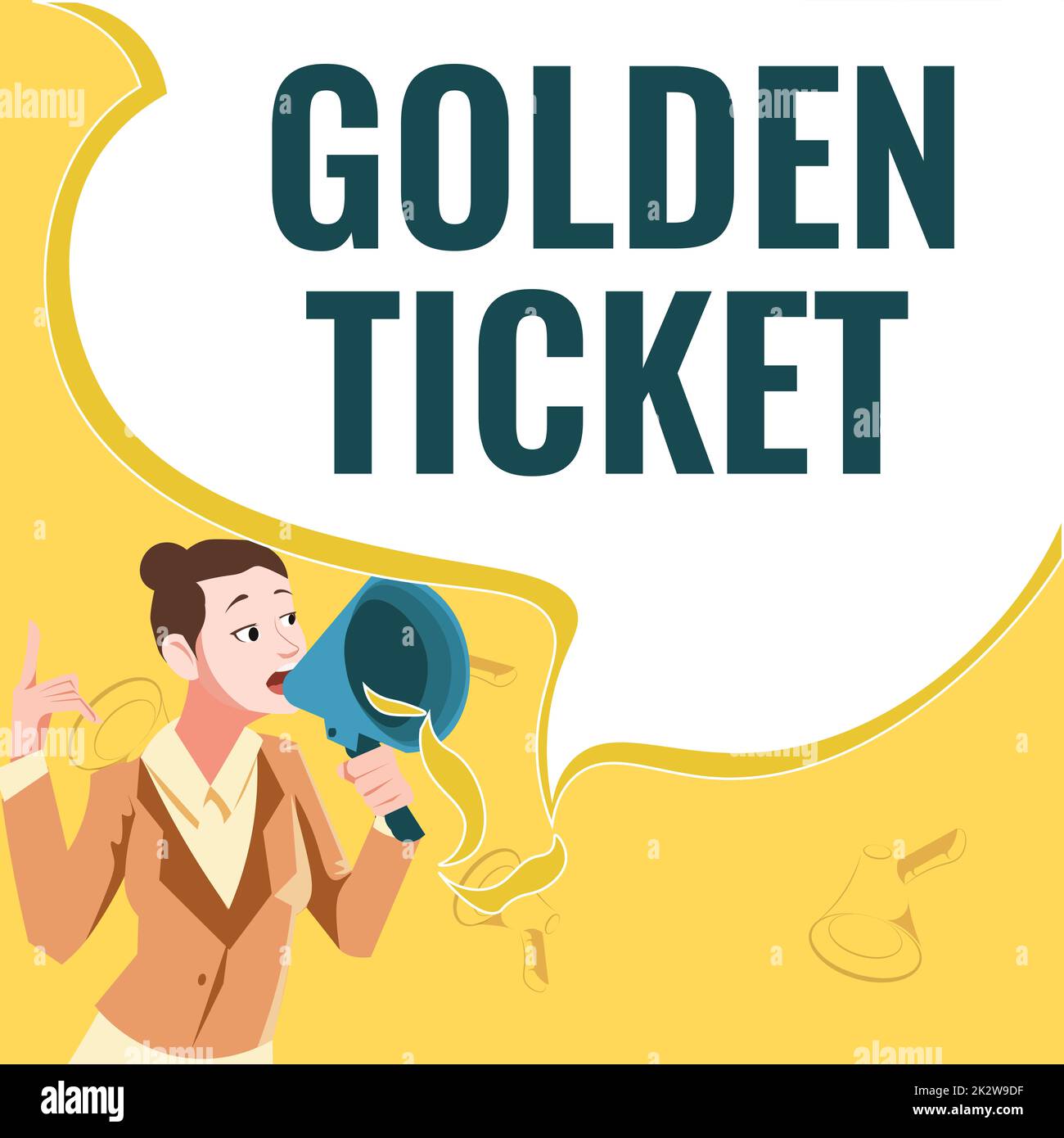 Holding golden ticket hi-res stock photography and images - Alamy
