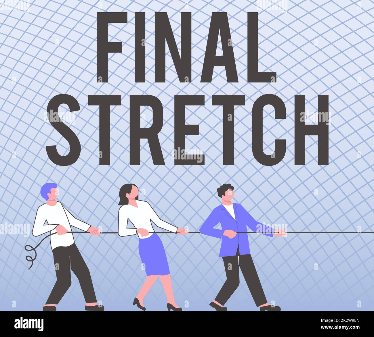 Inspiration showing sign Final Stretch. Internet Concept Last Leg ...