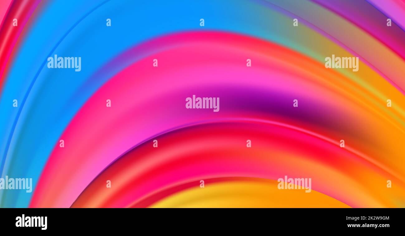 Panoramic background rainbow abstract web template - Vector Stock Photo ...